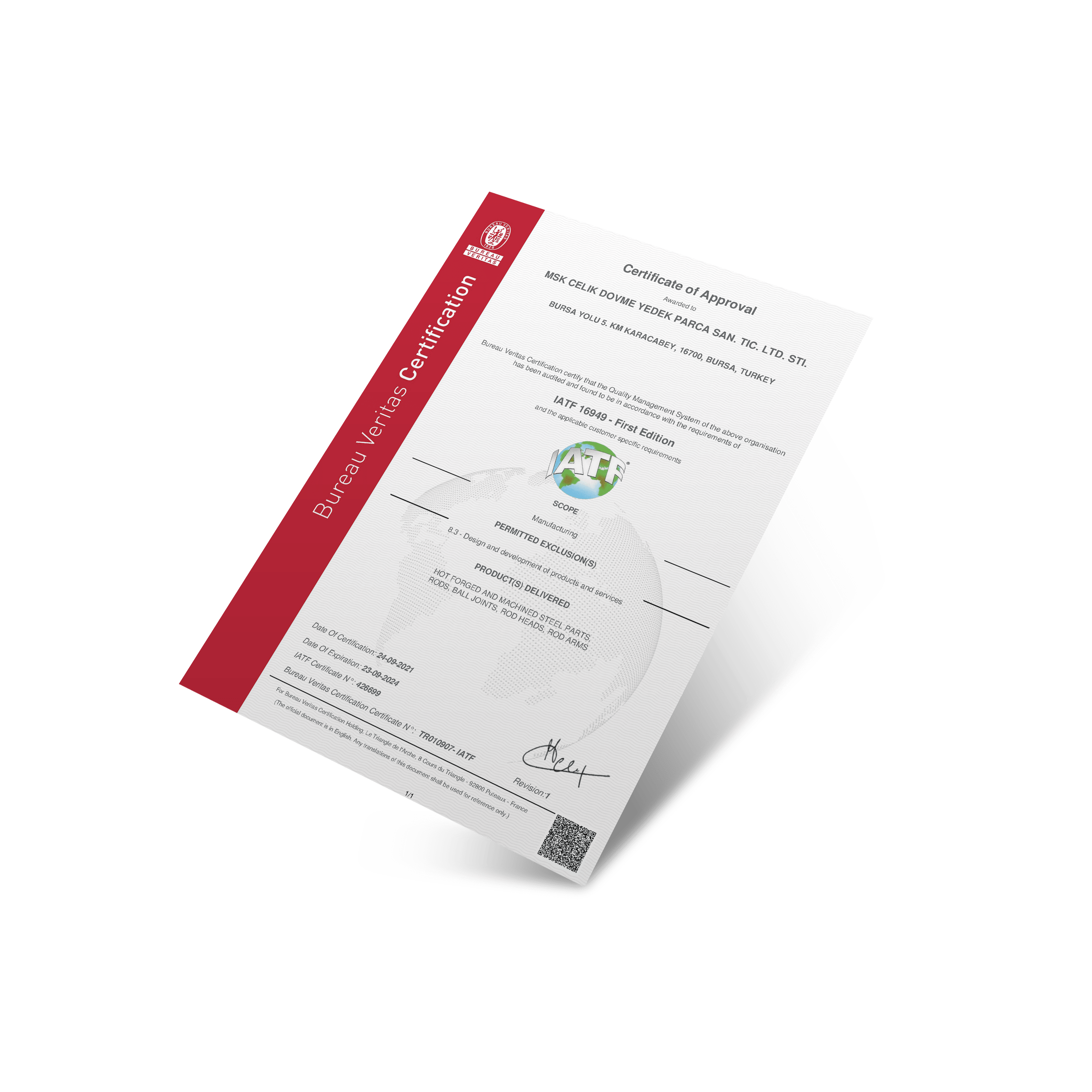 Quality Assurance - MSK Forge