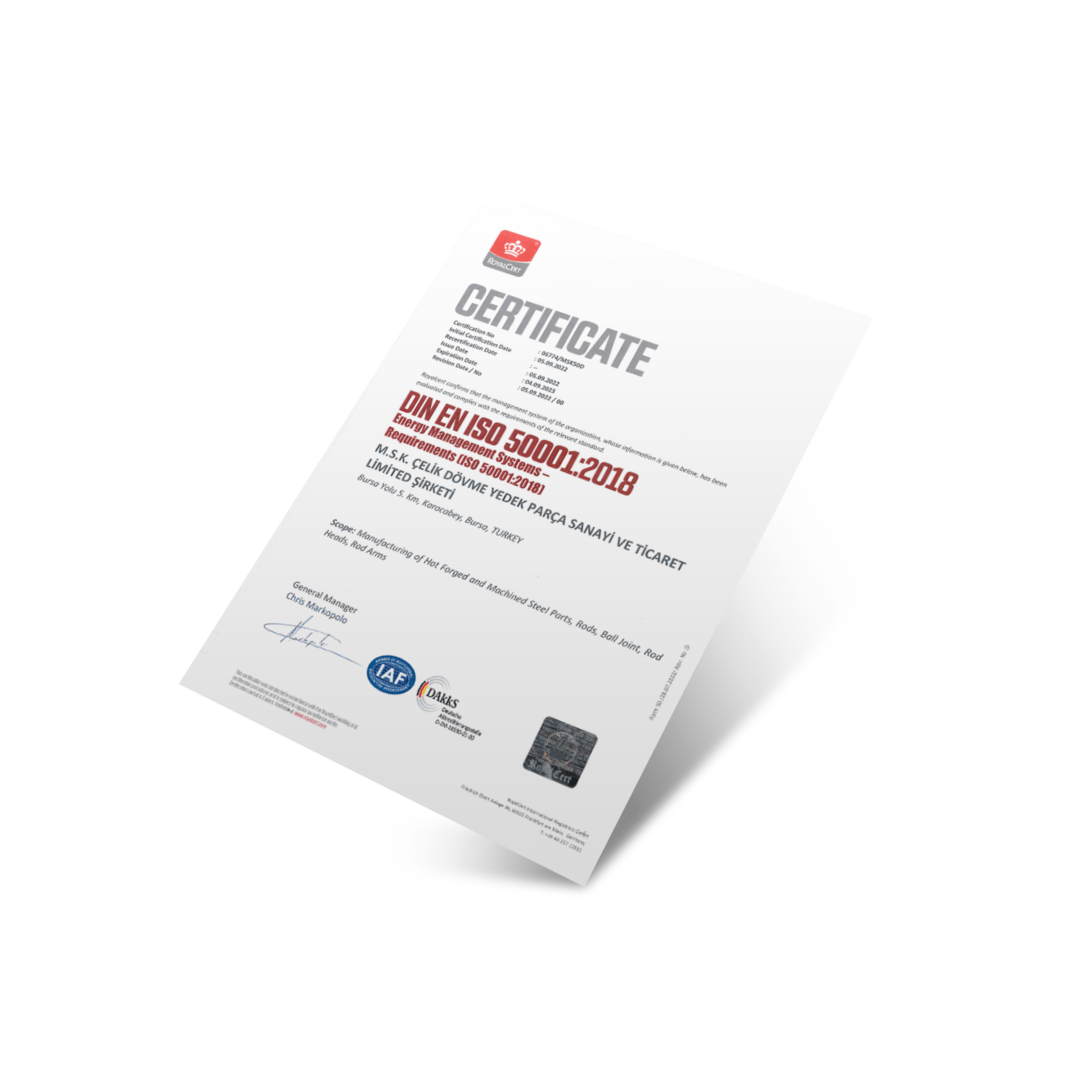 Quality Assurance - MSK Forge